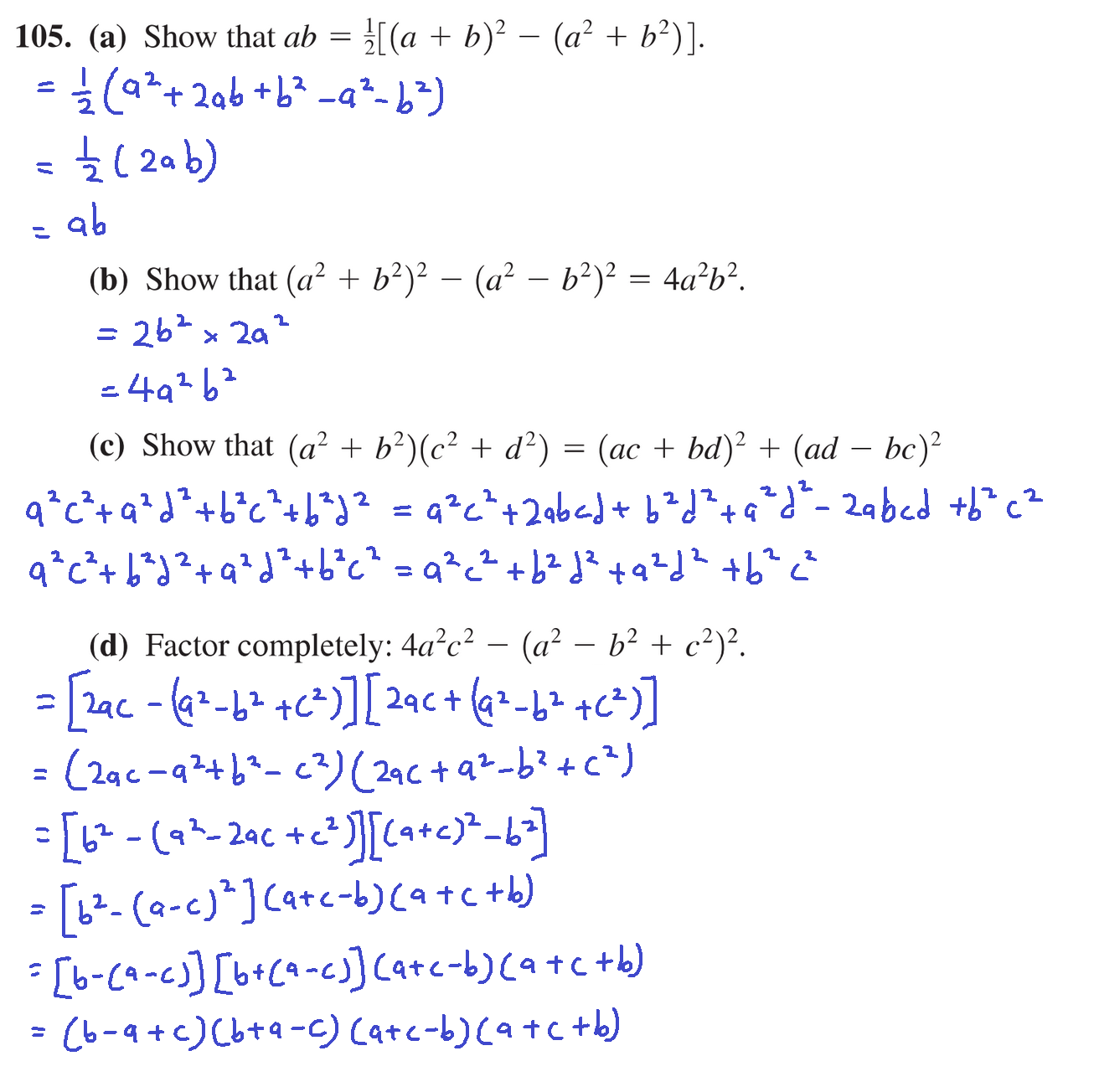 1.3 - Algebraic Expressions, Polynomials & Factoring